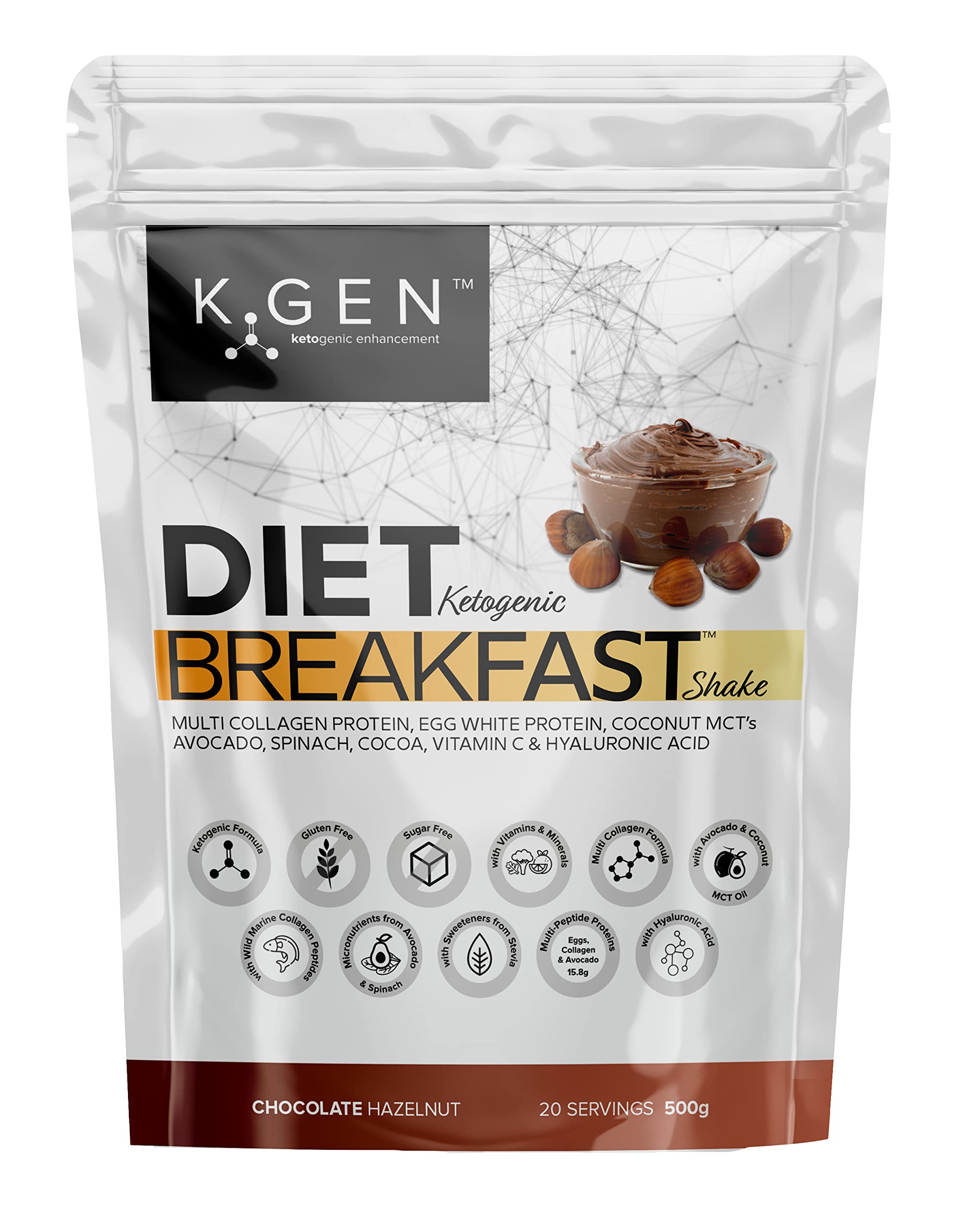 Keto-Diet Breakfast Shake – K-GEN | Ketogenic Enhancement